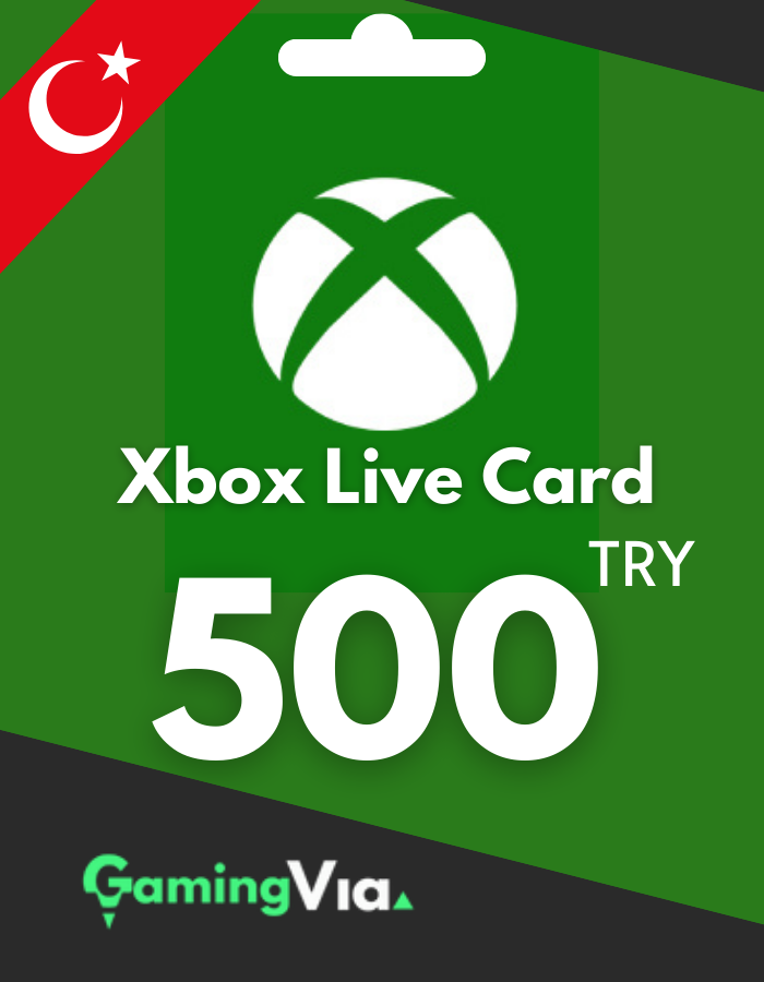 Xbox Live Gift Card 500 TRY TURKEY - Gaming Via